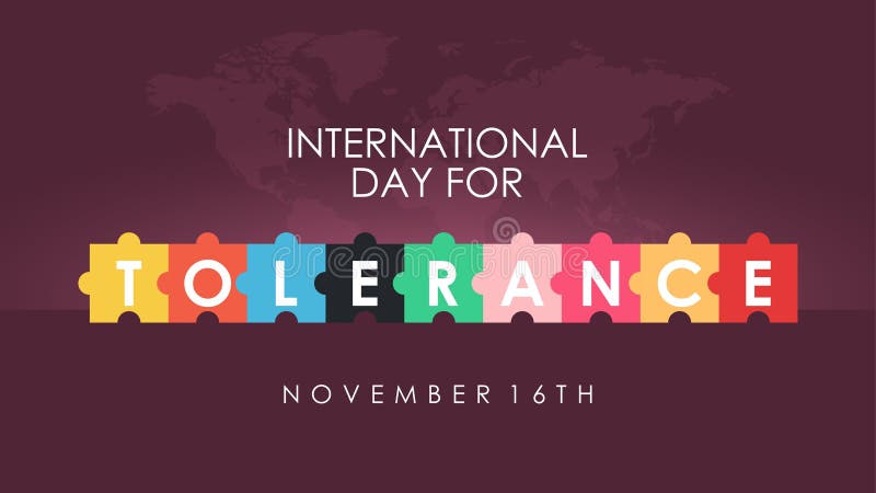 International Day of Tolerance Banner Template Vector Stock ...