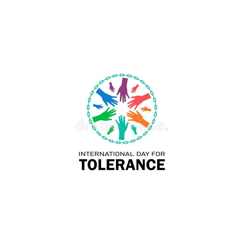 International Day for Tolerance Logo, Label Vector Graphics Stock Vector - Illustration of chain ...
