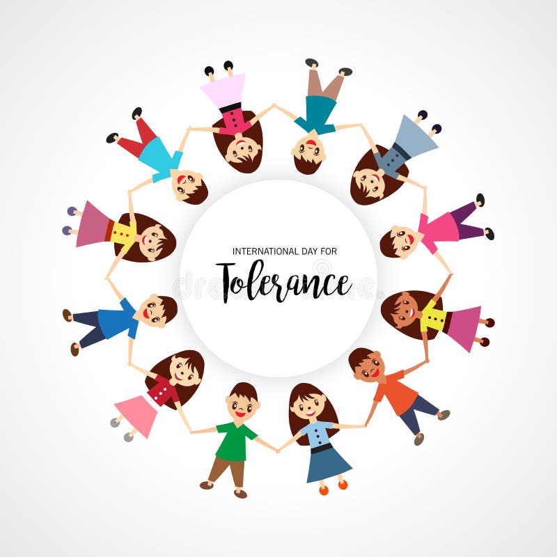 International Day for Tolerance. Stock Illustration - Illustration of ...