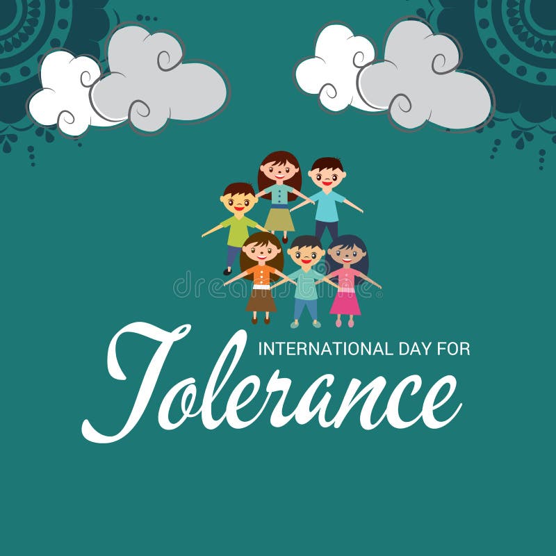 International Day For Tolerance. Stock Illustration - Illustration of ...
