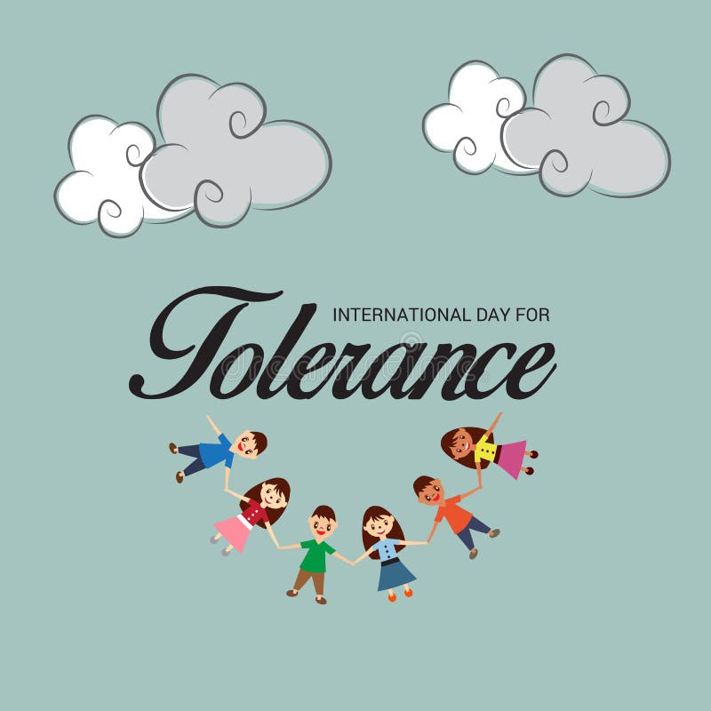 International Day for Tolerance. Stock Illustration - Illustration of ...