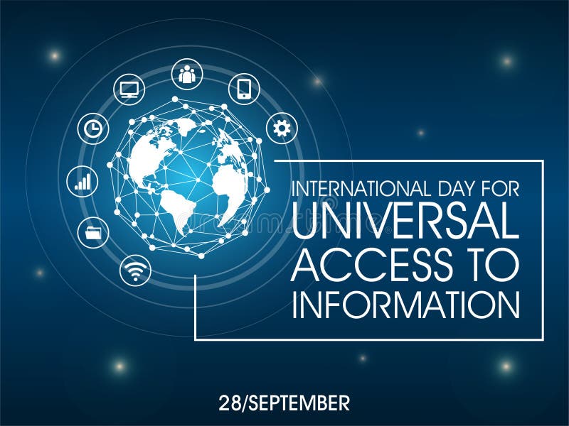 International Day Universal Access To Information Stock Illustrations ...