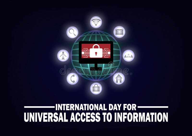 International Day for Universal Access To Information Vector ...