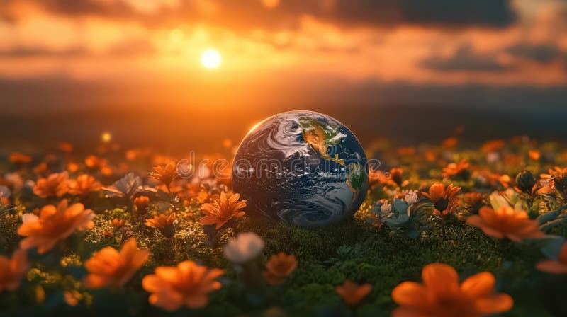 International Earth Day Concept Stock Illustration - Illustration of ...