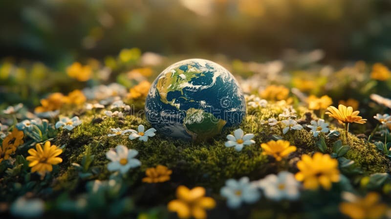 International Earth Day Concept Stock Illustration - Illustration of ...