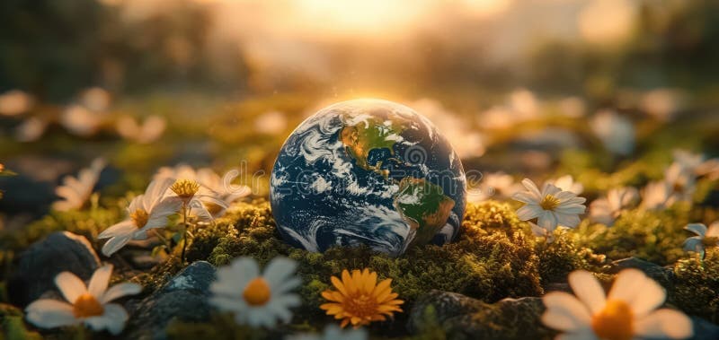 International Earth Day Concept Stock Illustration - Illustration of ...