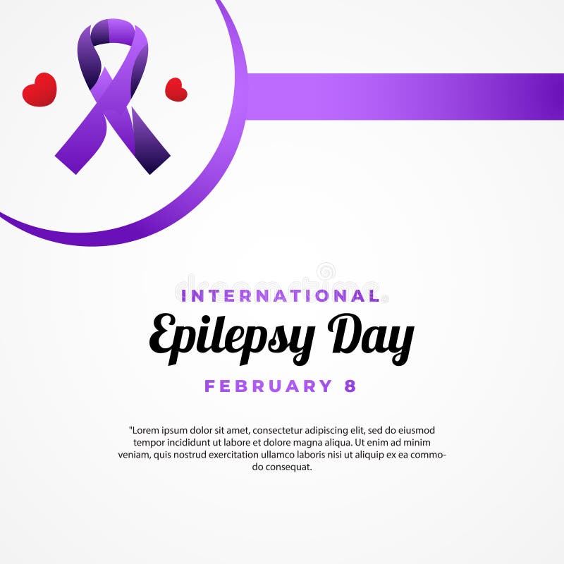 International Epilepsy Day Vector Design Template Background Stock ...