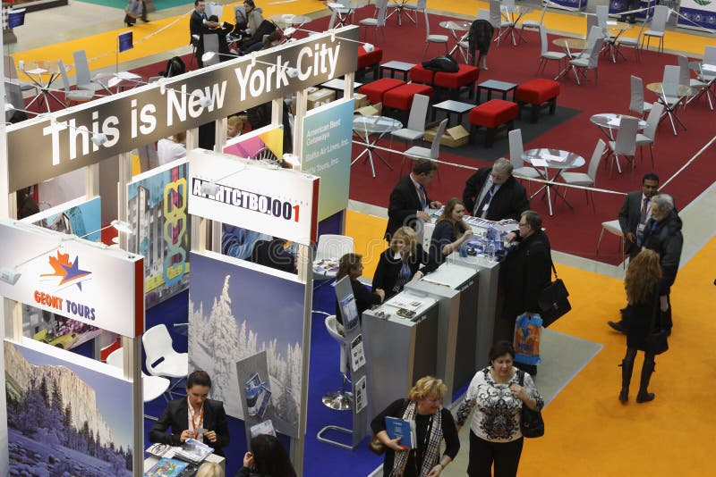 International Exhibition of Travel and Tourism Editorial Image - Image ...