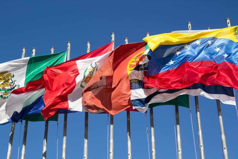 International Flags stock image. Image of fluttering - 15986339