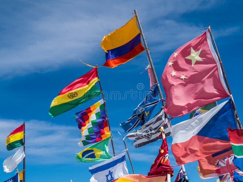 International flags stock photo. Image of national, nations - 94989802