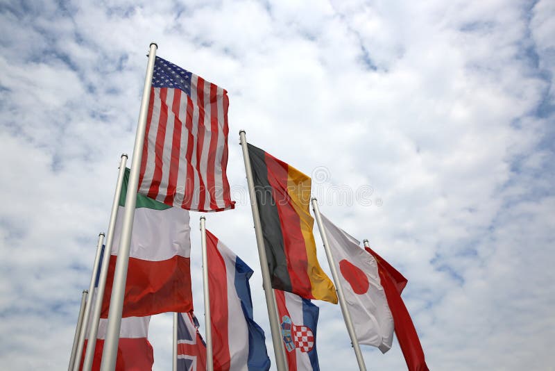 International Flags stock image. Image of color, flags - 43215563