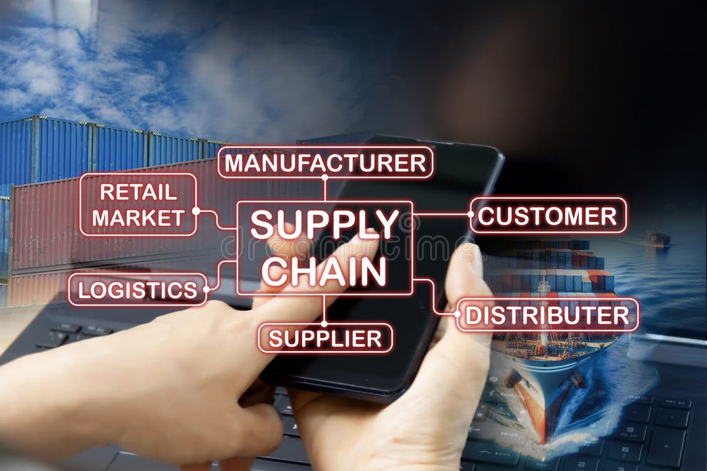 International Freight Forwarding System Concept Stock Image - Image of ...