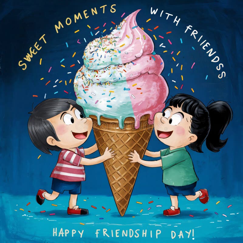 International Friendship Day Celebration with Friends Poster for Social ...