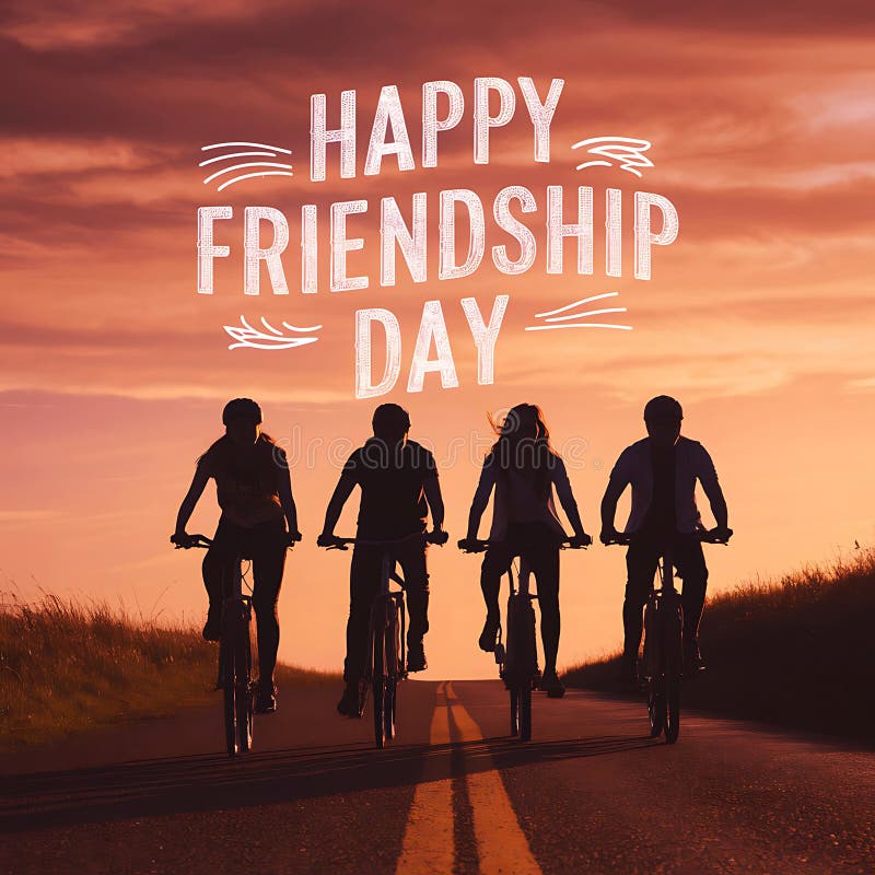 International Friendship Day Background with Groups and Celebrating the ...