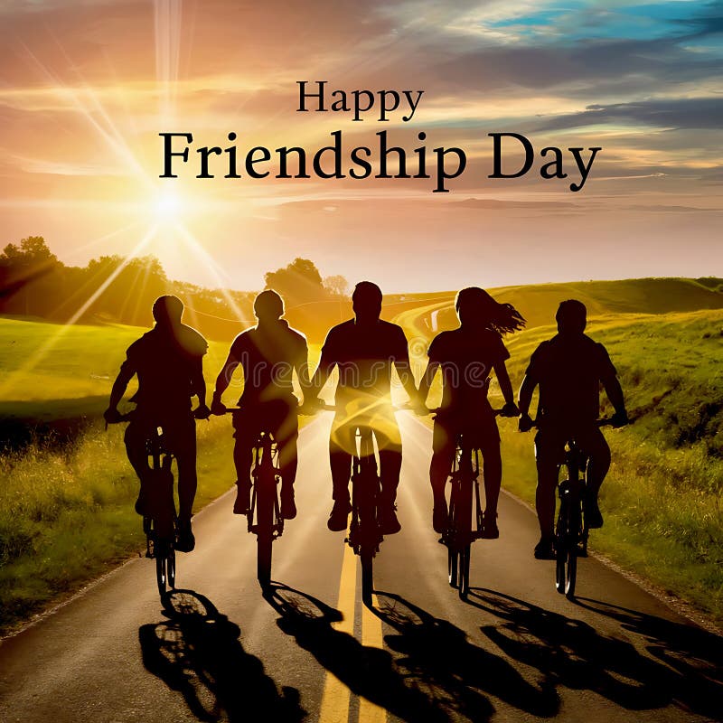 International Friendship Day Background with Groups and Celebrating the ...
