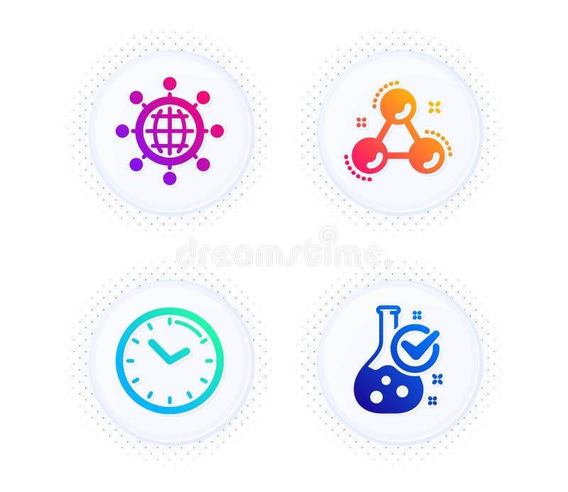 International Globe, Light Bulb and Settings Blueprint Icons Set. File ...
