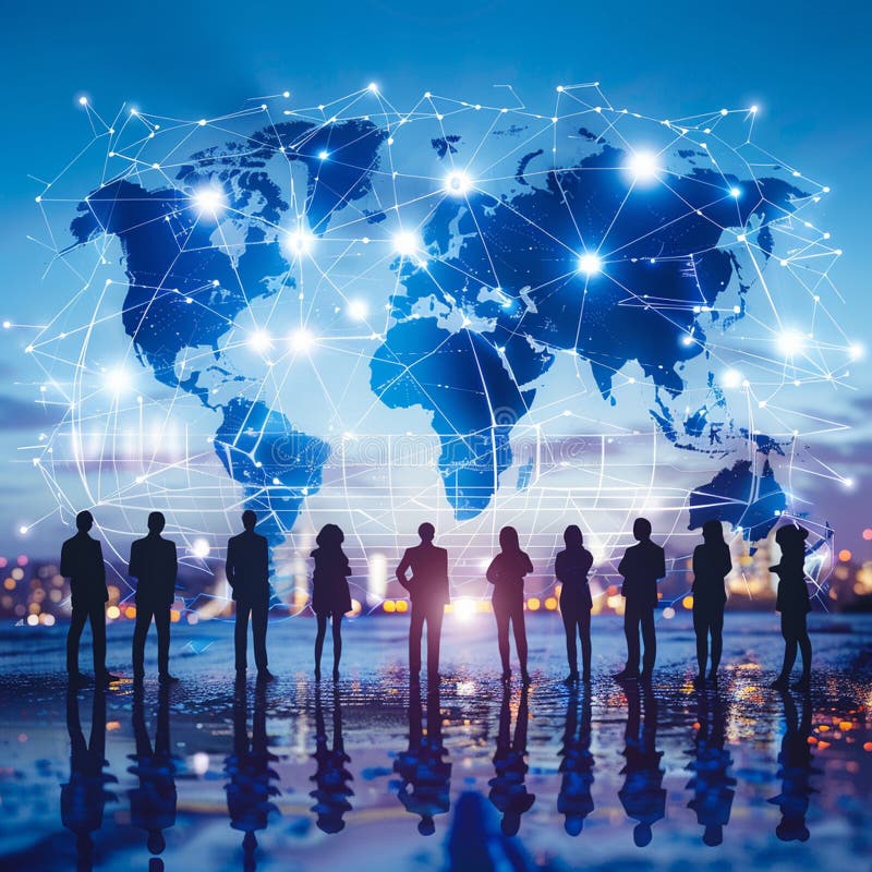 International Growth Broadens Global Business Horizons Stock Photo ...