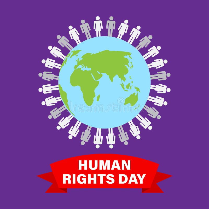 International Human Rights Day Stock Vector - Illustration of human ...