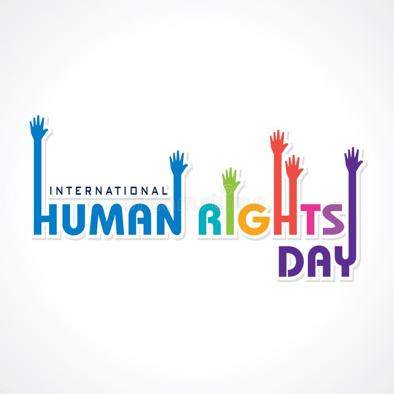 International Human Rights Day -10 December Stock Vector - Illustration ...