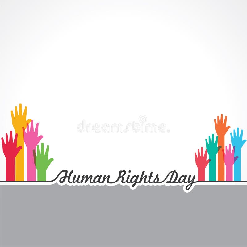 International Human Rights Day, Hand and Hearts Symbol of Love Stock ...