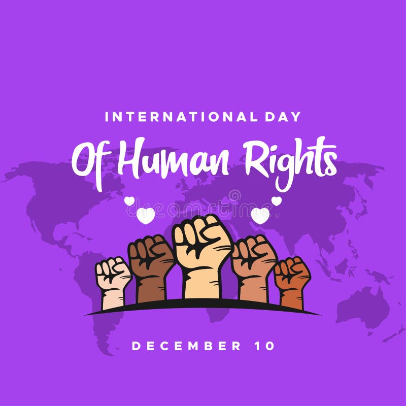 International Human Rights Day Design Template Illustration Stock ...
