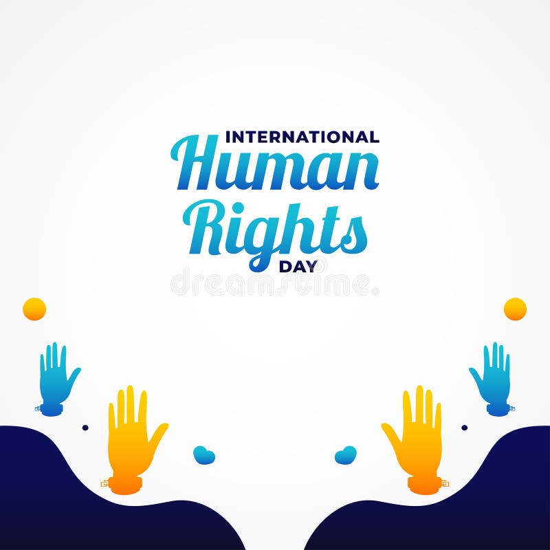 International Human Rights Day Design Template Illustration Stock ...