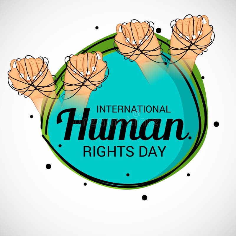 International Human Rights Day. Stock Illustration - Illustration of ...