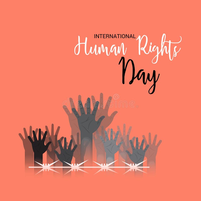 International Human Rights Day. Stock Illustration - Illustration of ...