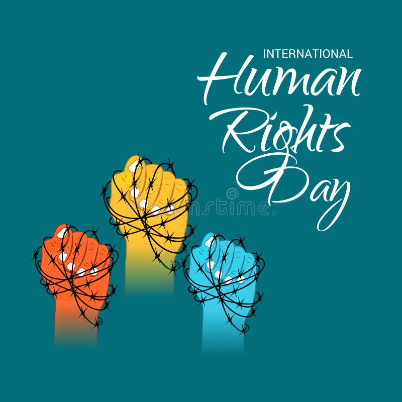 International Human Rights Day. Stock Illustration - Illustration of ...