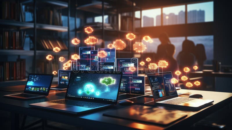 International Internet Day. Connecting People and Electronic Devices by ...