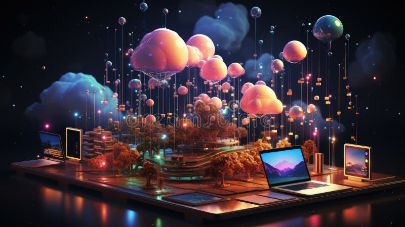 International Internet Day. Connecting People and Electronic Devices by ...