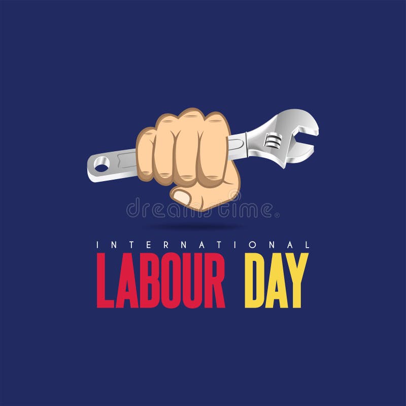 International Labor Day. International Labor Day, with Illustration of ...