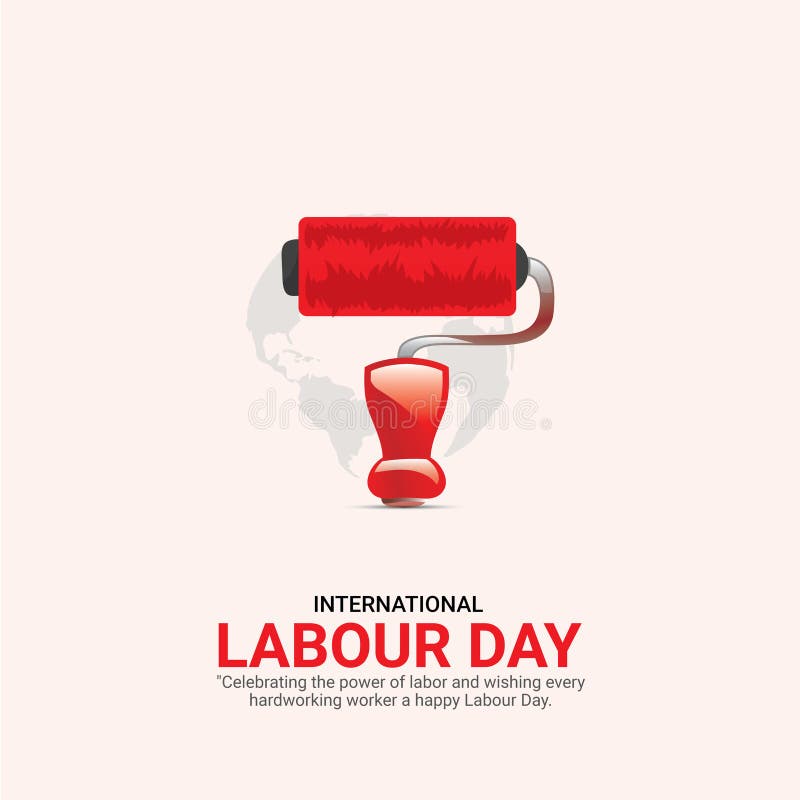 International Labor Day. Labour Day Creative Ad Stock Illustration ...