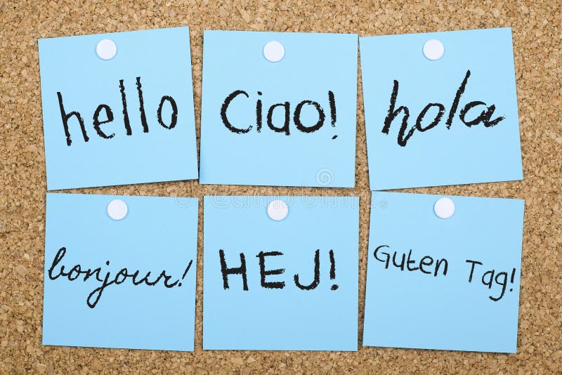 Welcome in Lots of 60 Different Languages Stock Illustration ...
