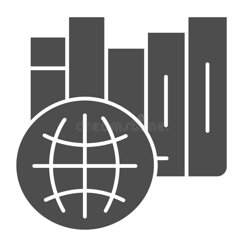 International Library Solid Icon. International Education Vector ...