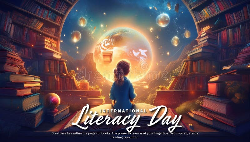 International Literacy Day, Literacy Day Creative Work Poster Design ...