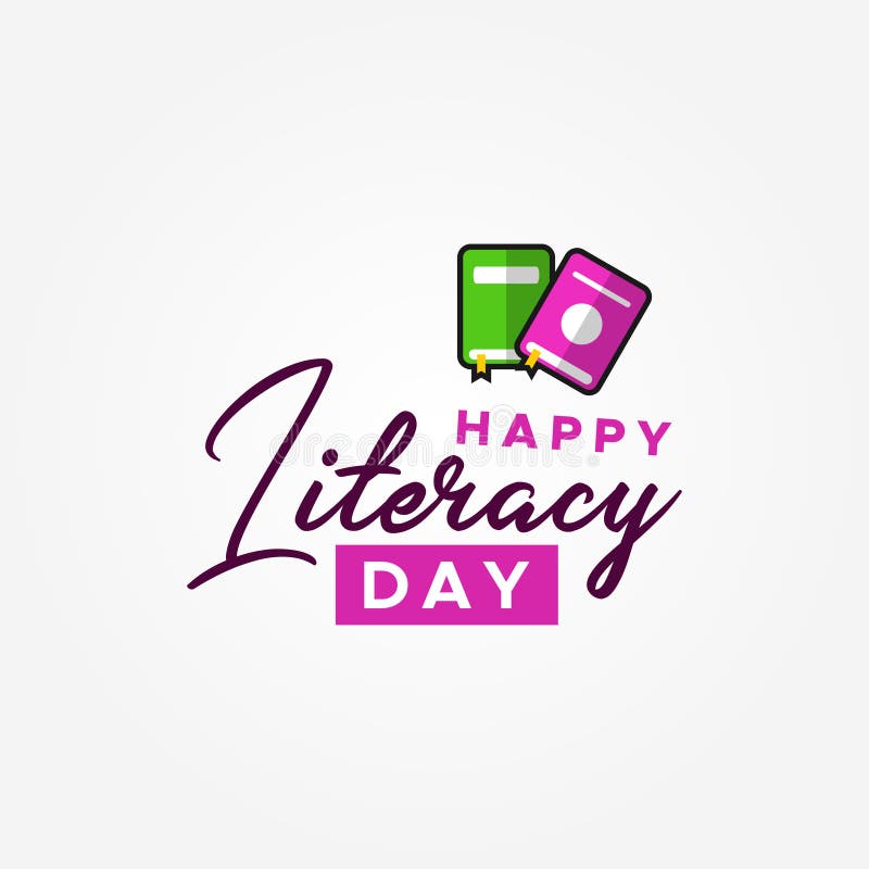 International Literacy Day Vector Design Illustration Stock Vector ...