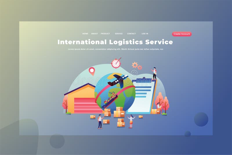 International Logistics Service between Countries - Delivery and Cargo ...