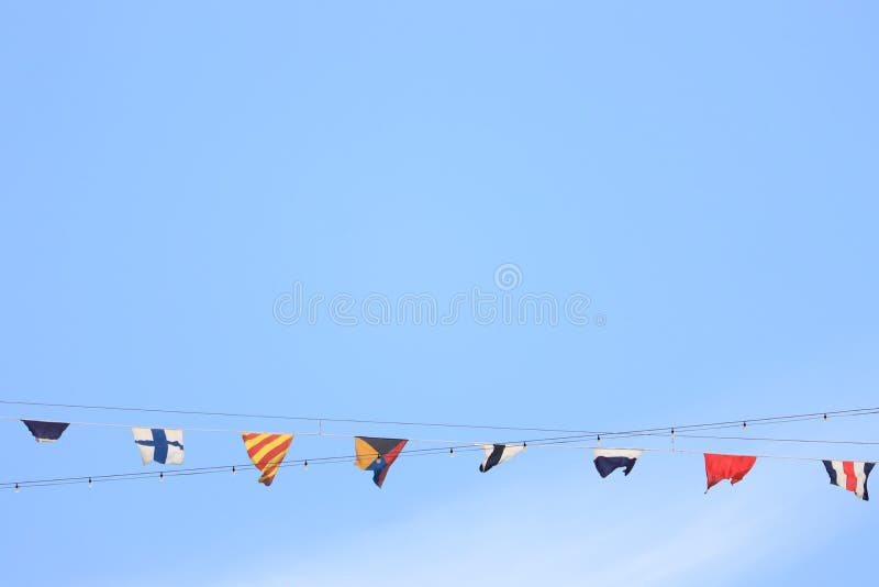 International Maritime Signal Flags Stock Image - Image of european ...