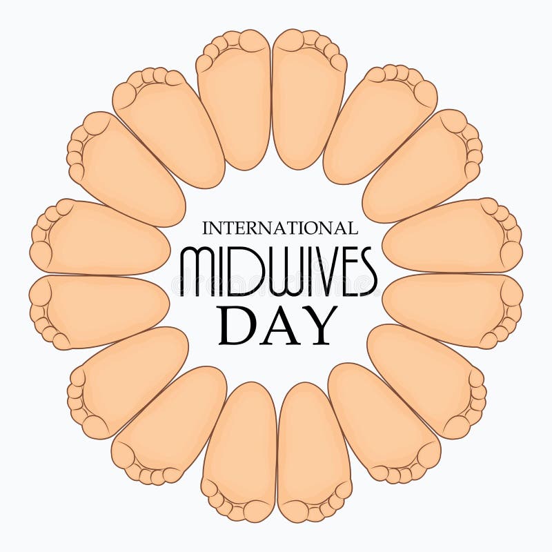 International Midwives Day. Stock Illustration - Illustration of ...