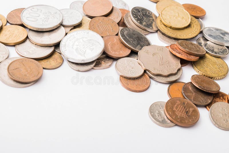 International mixed coins stock photo. Image of international - 43954218