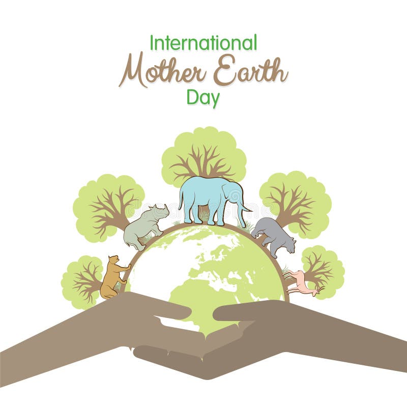 International Mother Earth Day Stock Vector - Illustration of creative ...