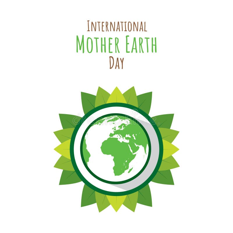 International Mother Earth Day Stock Vector - Illustration of hand ...