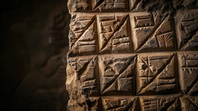 International Museum Day Ancient Mesopotamian Cuneiform Script Carved ...