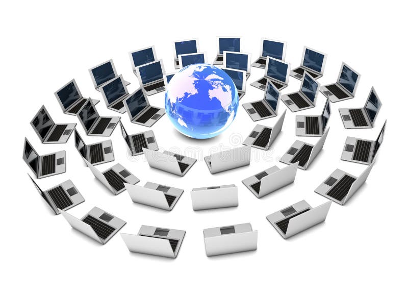 International networking stock illustration. Illustration of internet ...