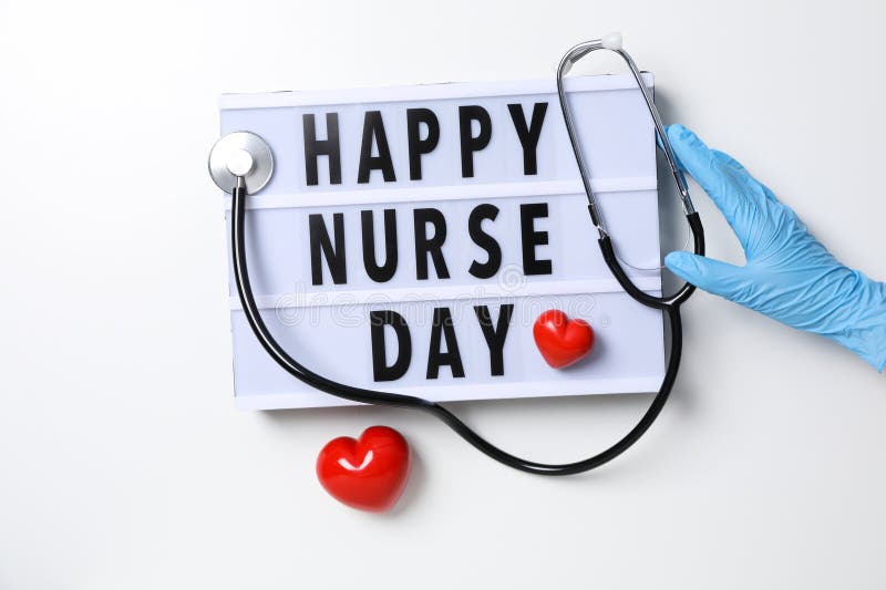 International Nurses Day - 12 May, Top View Stock Image - Image of ...