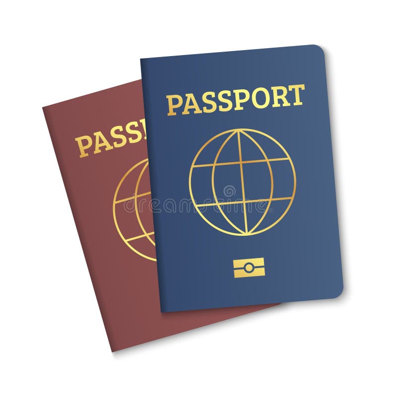 Passports Template Stock Illustrations 155 Passports Template Stock