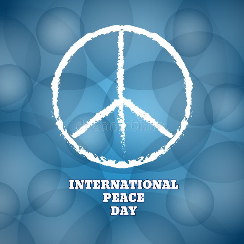 International Peace Day Card Abstract Eps 10 Stock Illustration ...