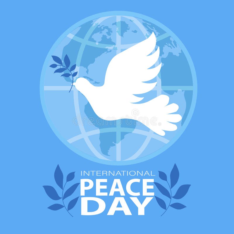 International Peace Day. Illustration Concept Present Peace World ...
