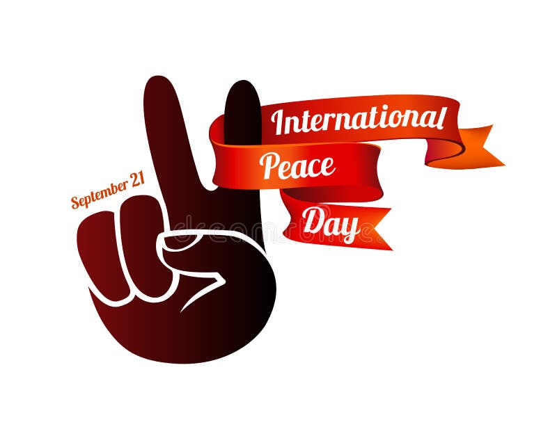 International Peace Day. September 21 Stock Vector - Illustration of ...